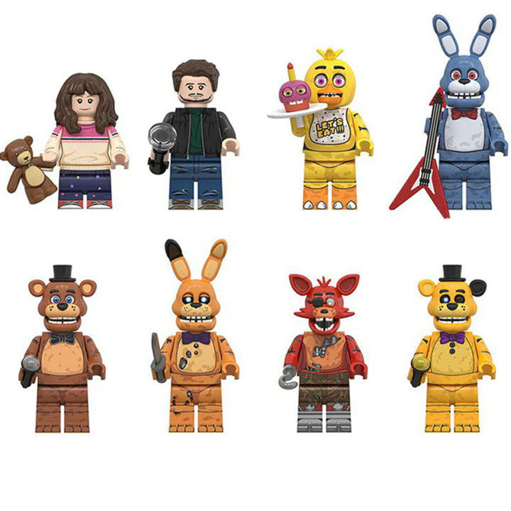 Five Nights at Freddy's Ultimate Minifigure Lego-Compatible Collection ...